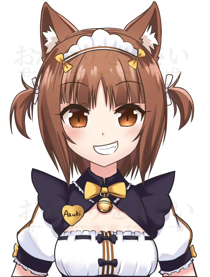 Safebooru - 1girl animal ears azuki (sayori) bow bowtie brown eyes ...