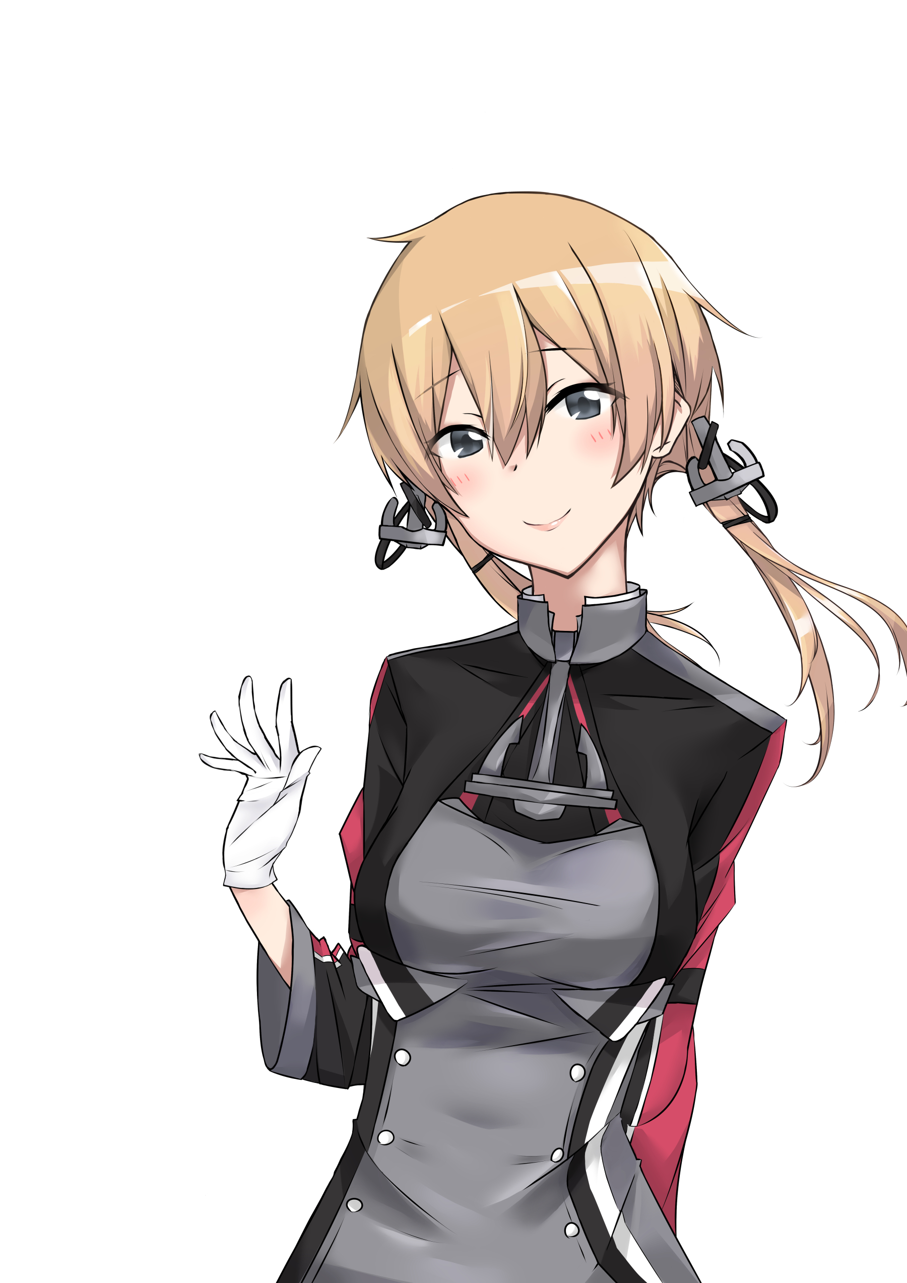 Safebooru - 1girl absurdres anchor hair ornament aqua eyes bangs blonde hair blue eyes blush ...