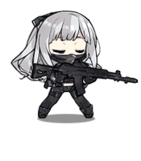 Safebooru - 1girl ak-12 (girls frontline) animated animated gif assault rifle closed eyes girls ...