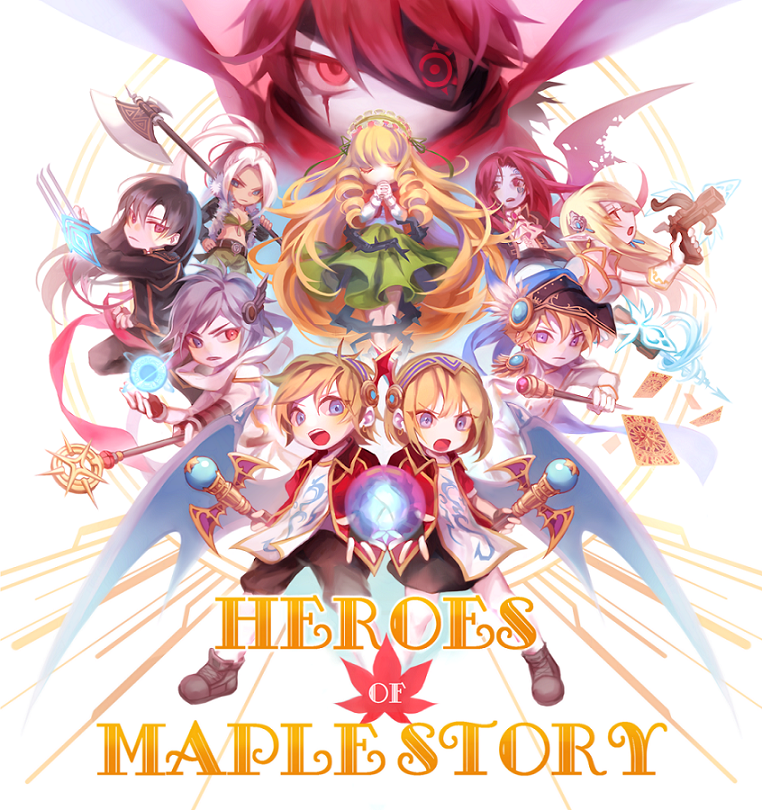 Safebooru - 4girls 6+boys alicia (maplestory) aran (maplestory) bandage ...