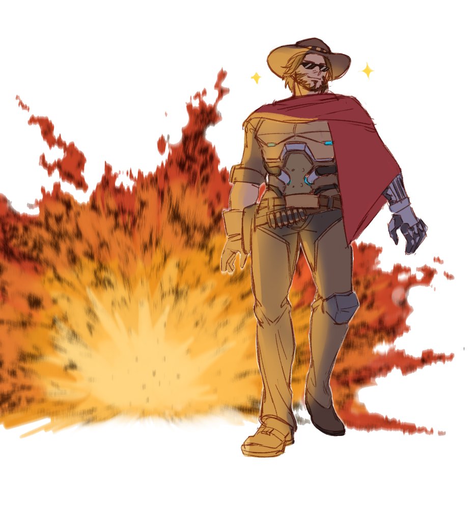 Safebooru - artist request bandolier beard body armor boots brown hair ...