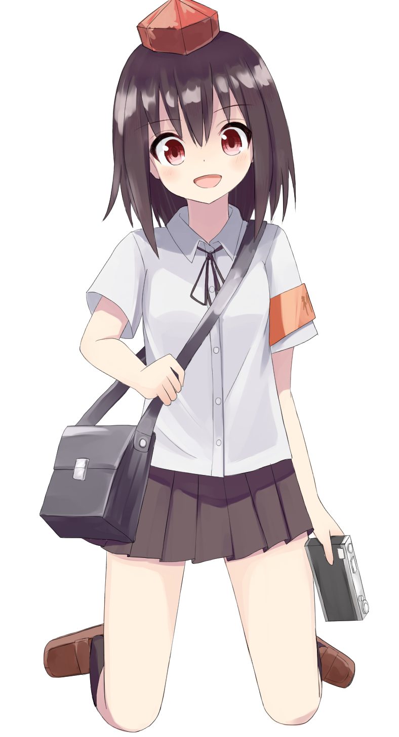 Safebooru - 1girl black hair black legwear black ribbon bug camera ...