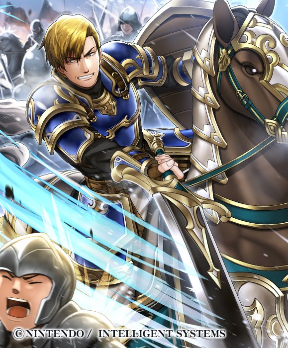 Safebooru - 1boy armor beowulf (fire emblem) blonde hair company name ...