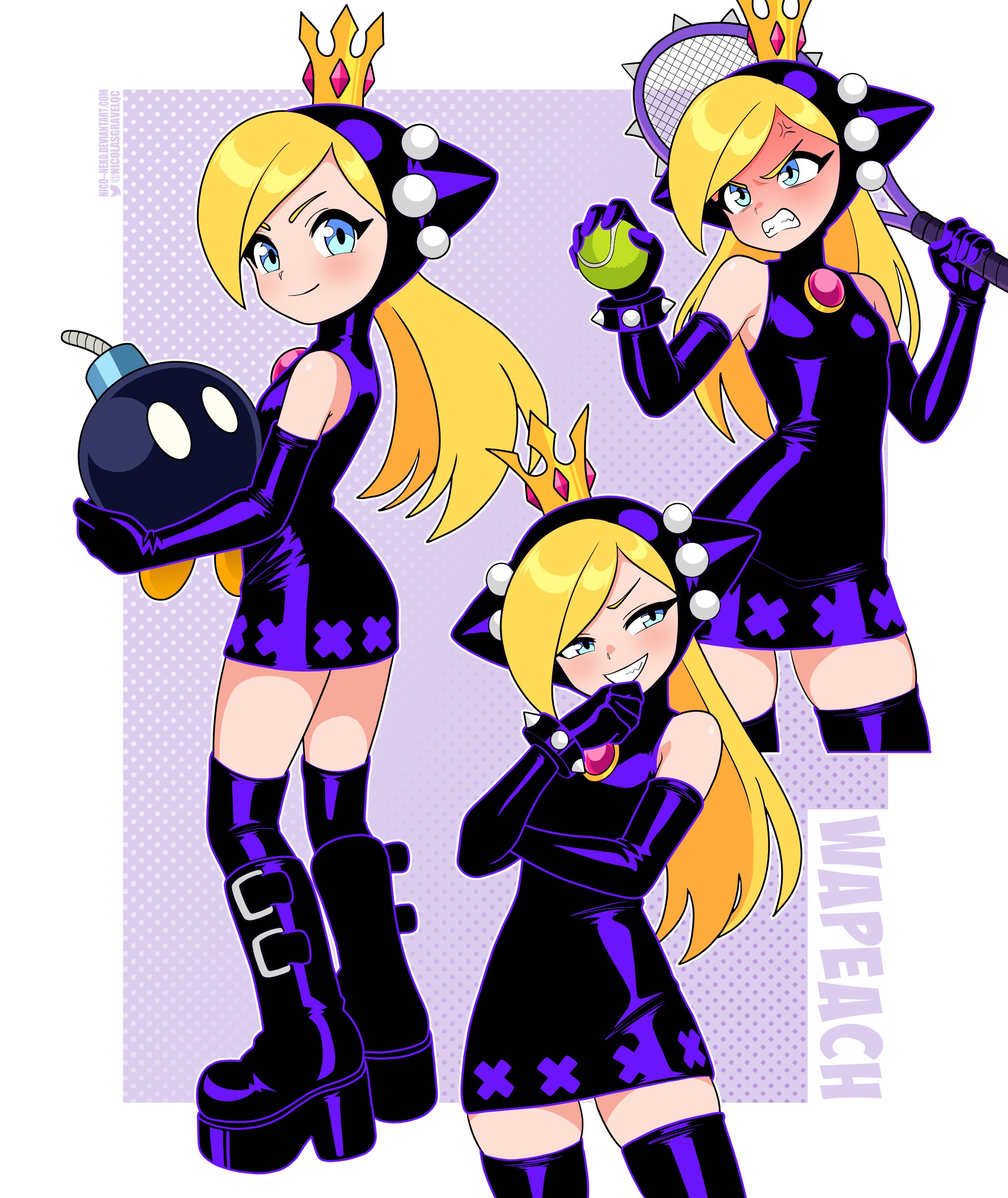 Safebooru - 1girl absurdres ball black boots black dress black gloves ...