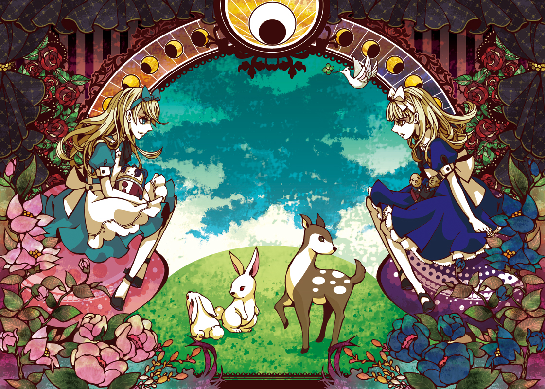 Safebooru - alice (megami tensei) alice (wonderland) alice (wonderland) (cosplay) apron art ...