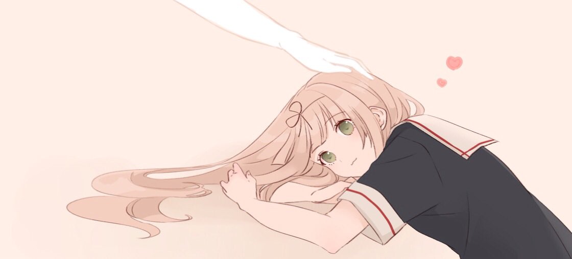 Safebooru - 1girl :3 black ribbon black serafuku blonde hair green eyes ...