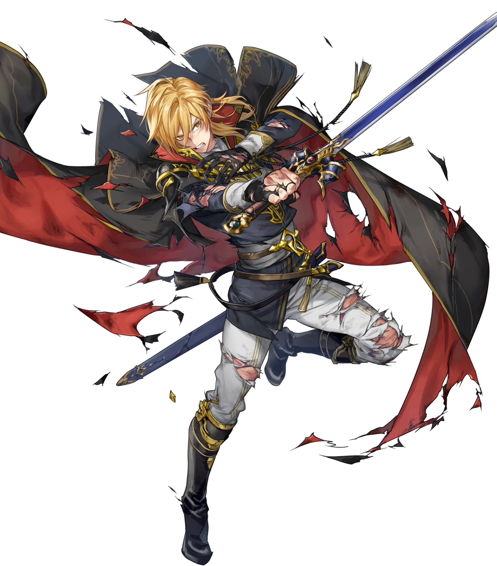 Safebooru - 1boy aless (fire emblem) angry attack bared teeth black ...