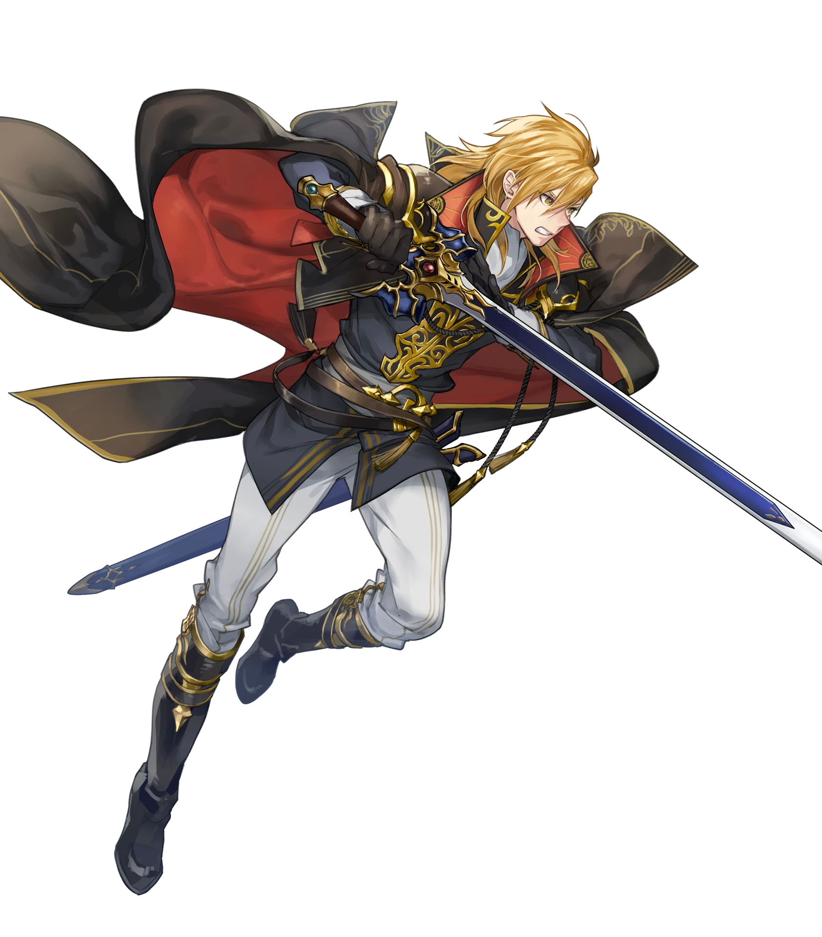 Safebooru - 1boy aless (fire emblem) angry attack bared teeth black ...