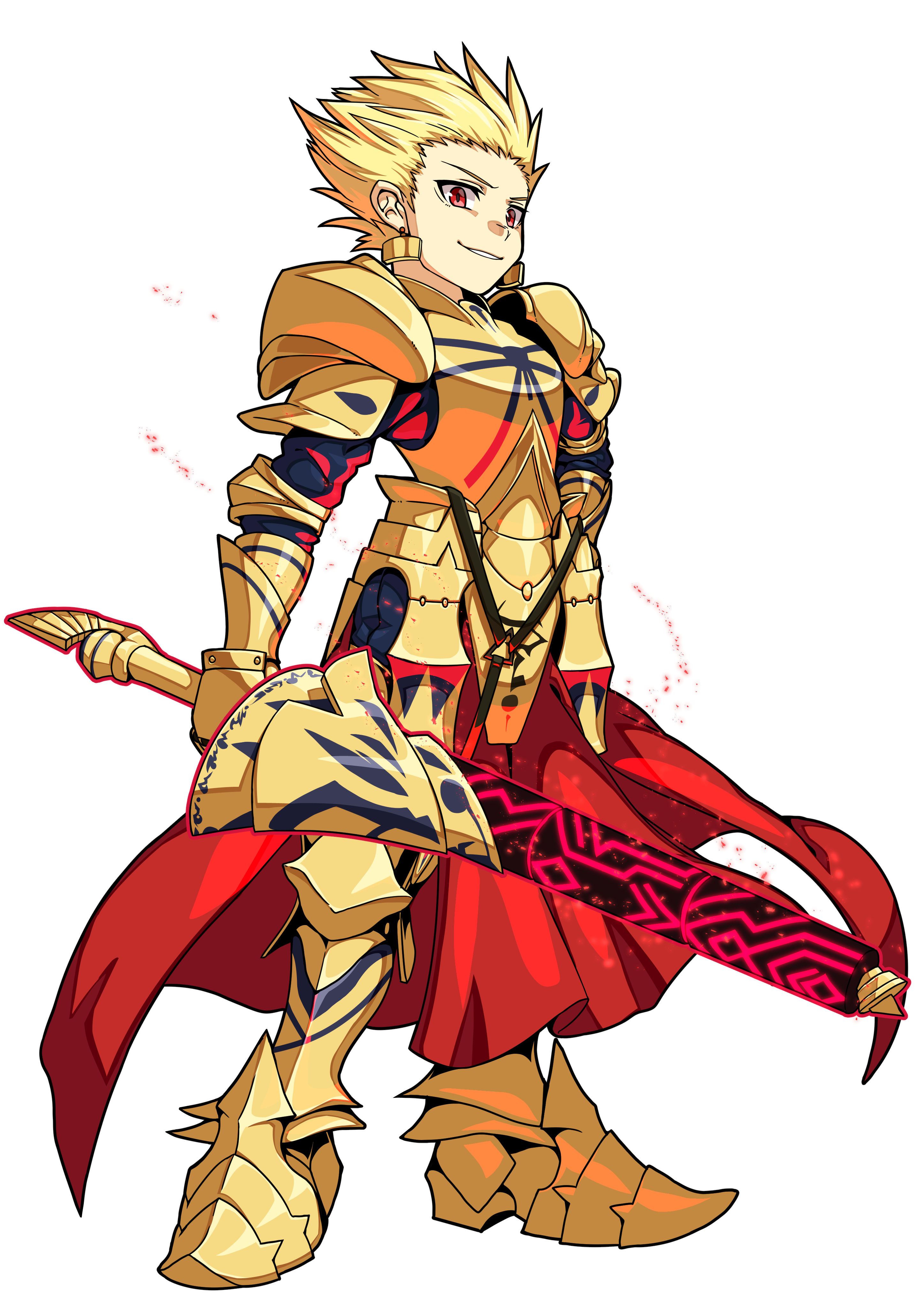 Safebooru - 1boy absurdres armor blonde hair boots ea (fate/stay night ...