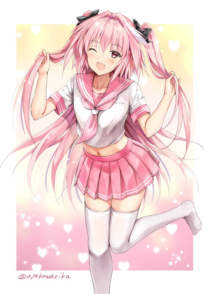 Safebooru - 1boy astolfo (fate) ayakawa riku bow commentary request ...