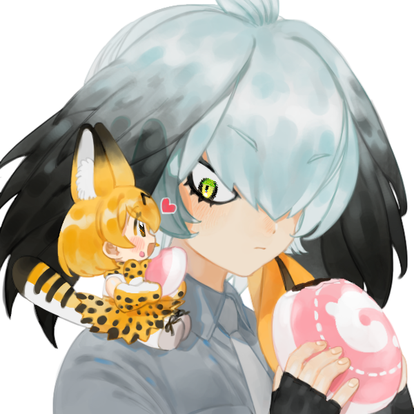 Safebooru - 2girls animal ears bangs chibi commentary request extra ...