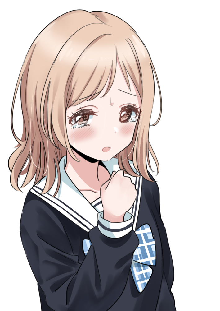 Safebooru - 1girl bangs black shirt blush bow bowtie brown eyes brown ...