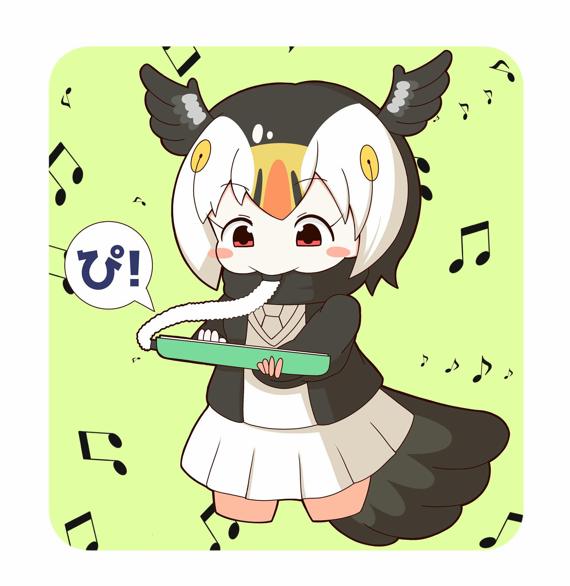 Safebooru - 1girl atlantic puffin (kemono friends) bangs beamed eighth ...