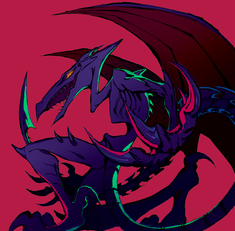 Safebooru - alien claws looking at viewer male focus metroid monster ...
