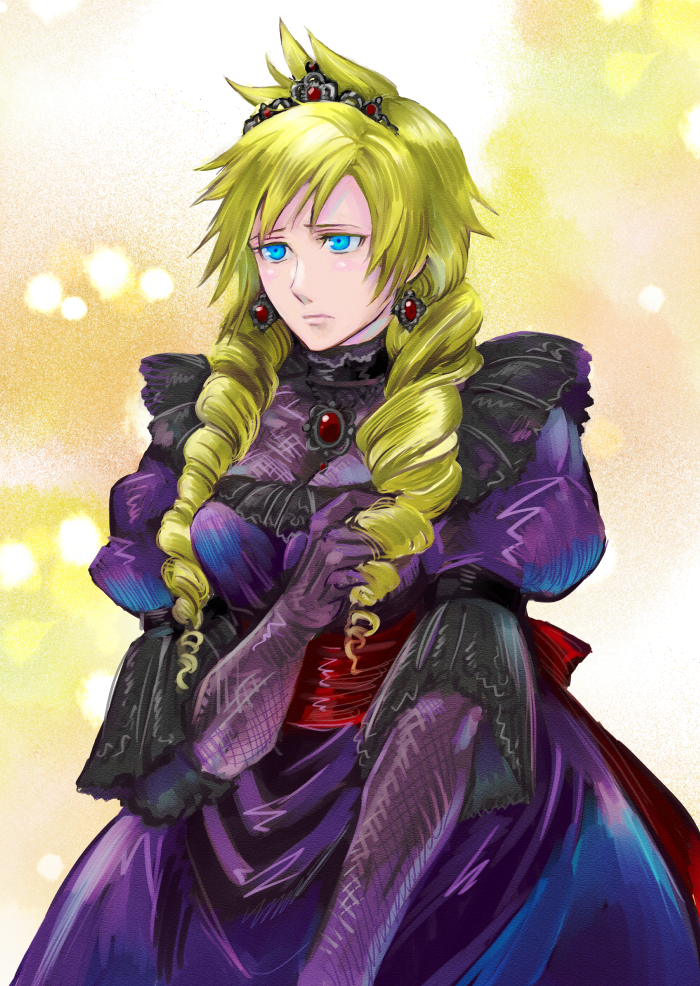 Safebooru - 1boy blonde hair blue eyes braid cloud strife commentary ...