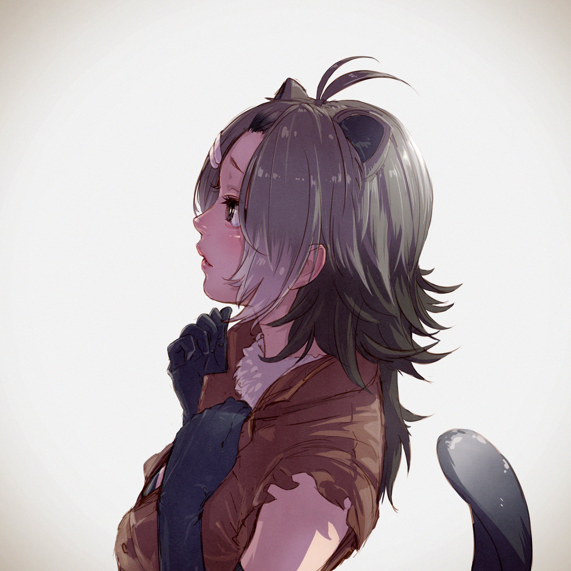 Safebooru - 1girl american beaver (kemono friends) animal ears antenna ...