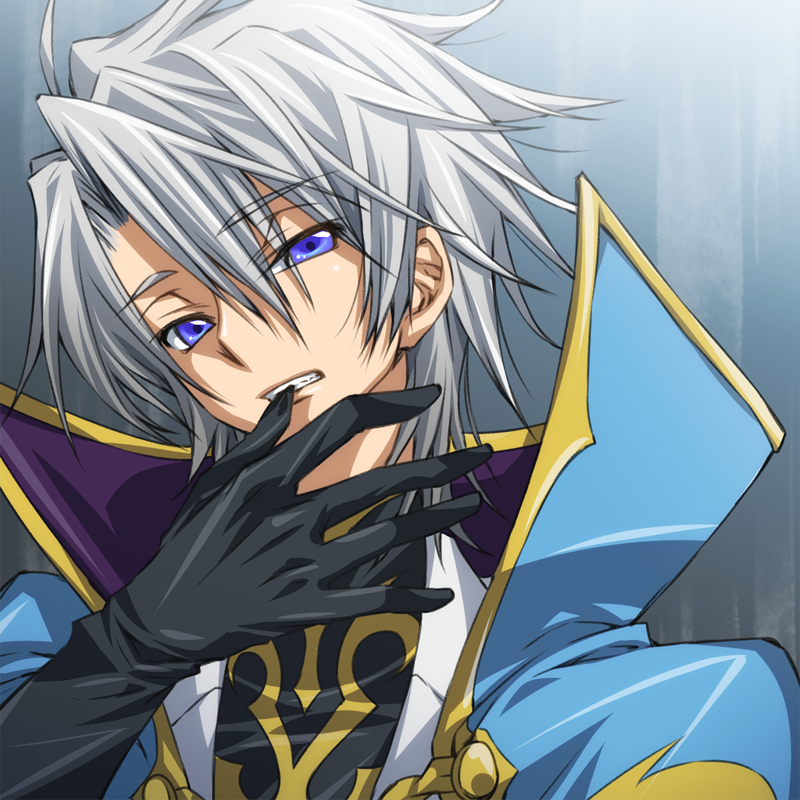 Safebooru - 1boy biting black gloves blonde hair blue eyes code geass ...