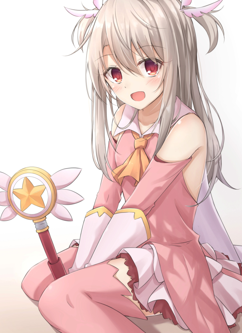 Safebooru - 1girl :d akira (been0328) ascot bangs bare shoulders ...