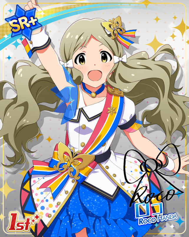 Safebooru - blue eyes blush dress grey hair handa roco happy idolmaster idolmaster million live ...