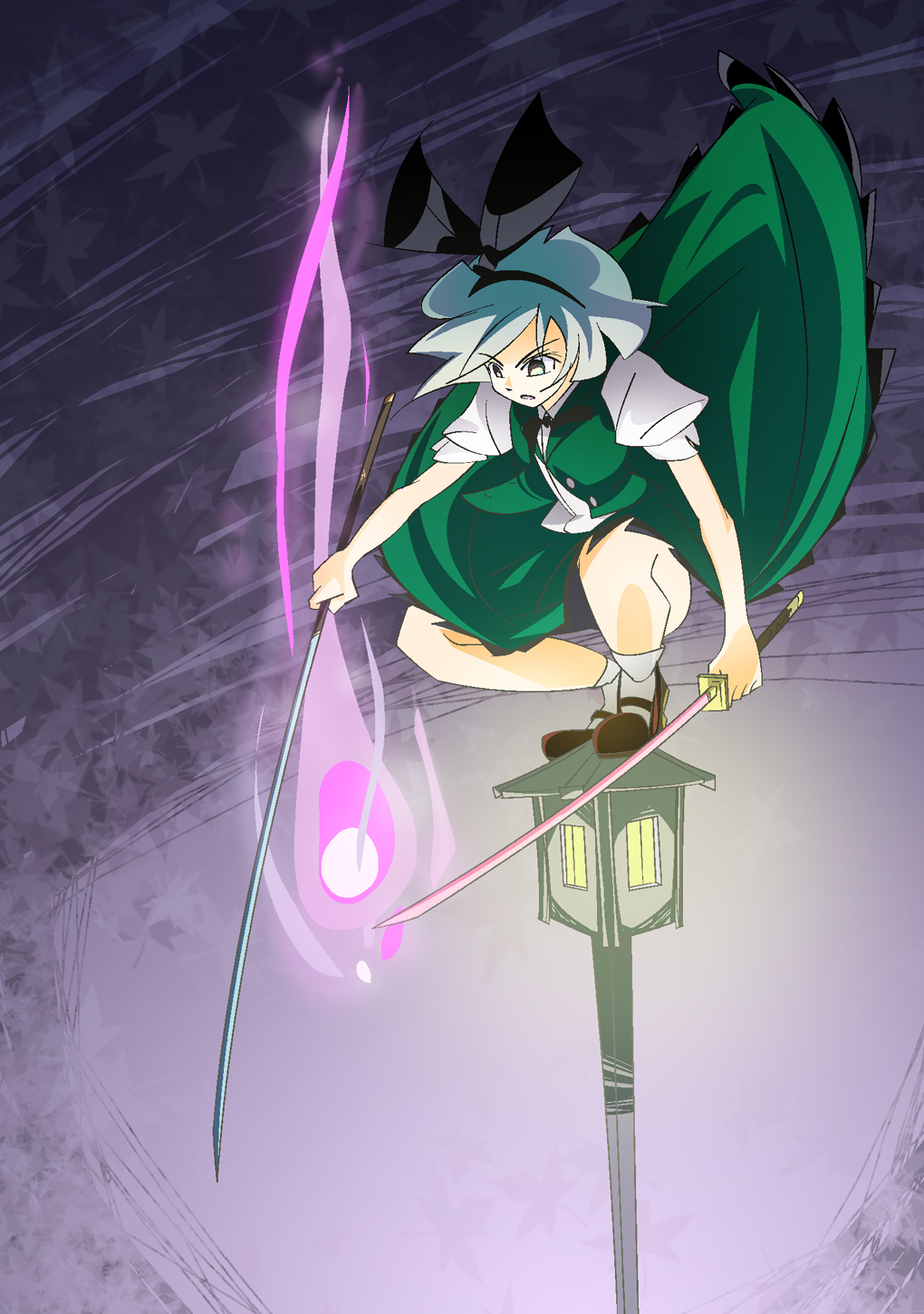 Safebooru - dual wield highres hitodama konpaku youmu konpaku youmu ...