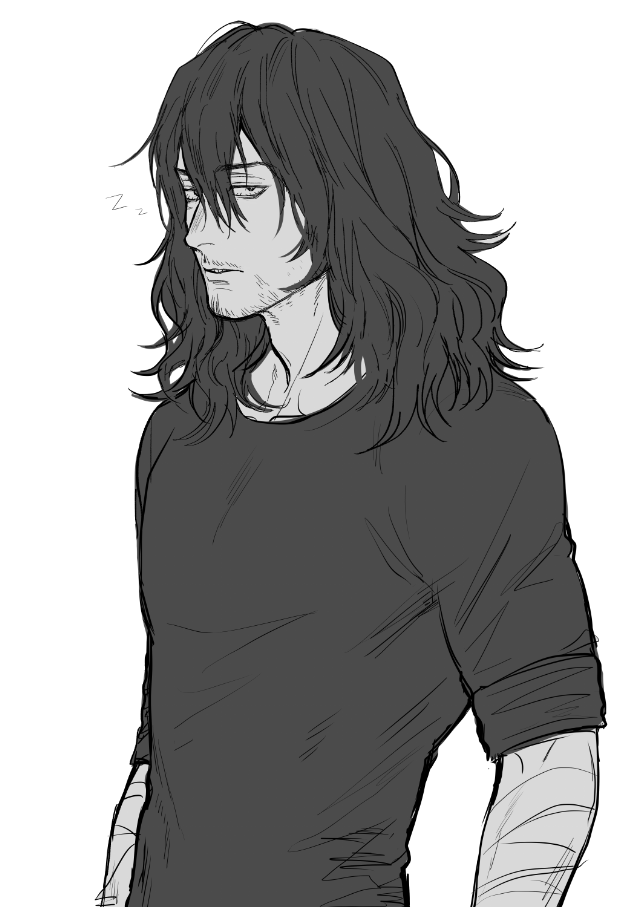 Safebooru - 1boy aizawa shouta bandage bandaged arm bandages boku no ...