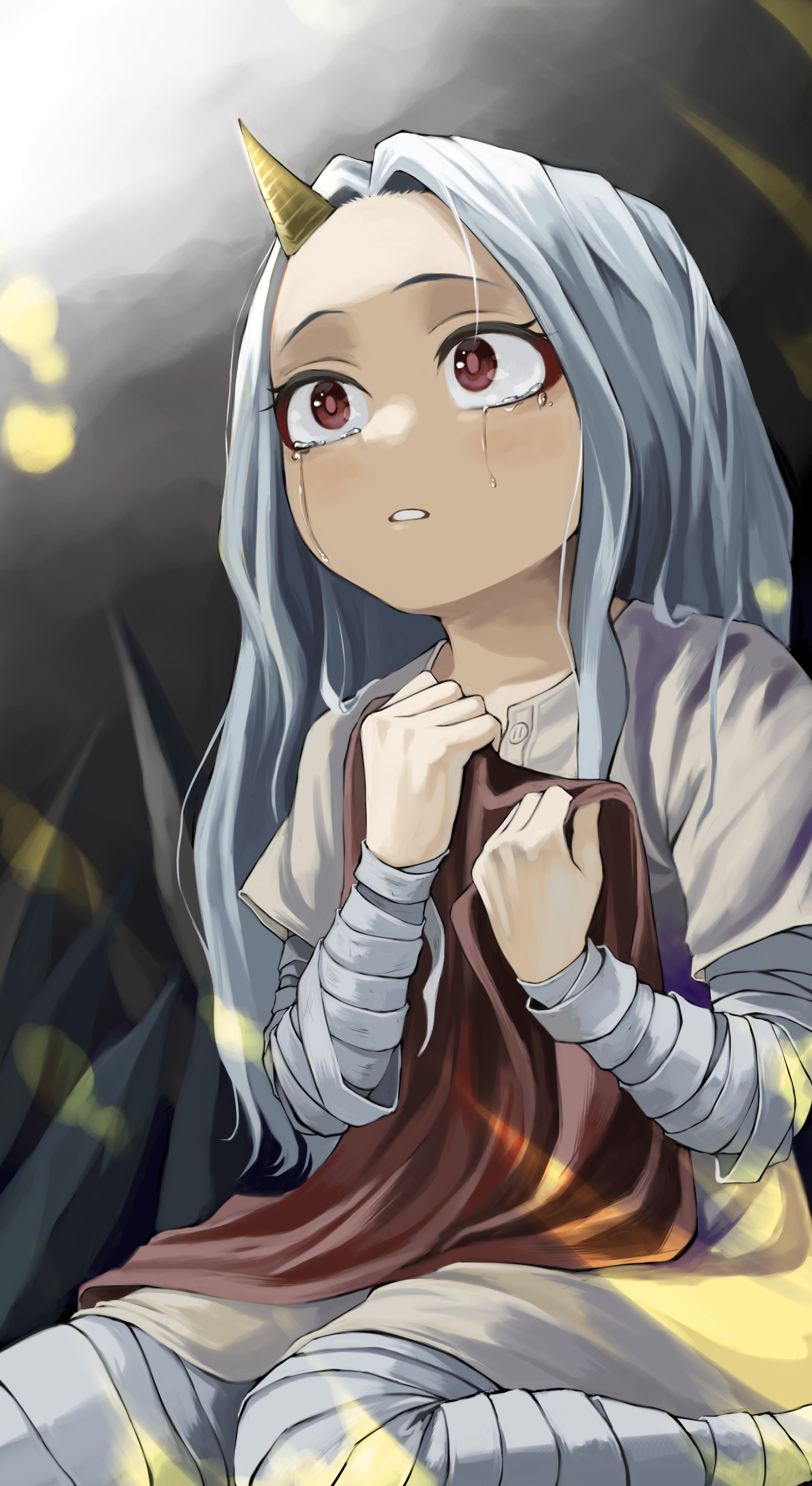 Safebooru - 1girl absurdres bandaged arm bandaged leg bandages boku no ...
