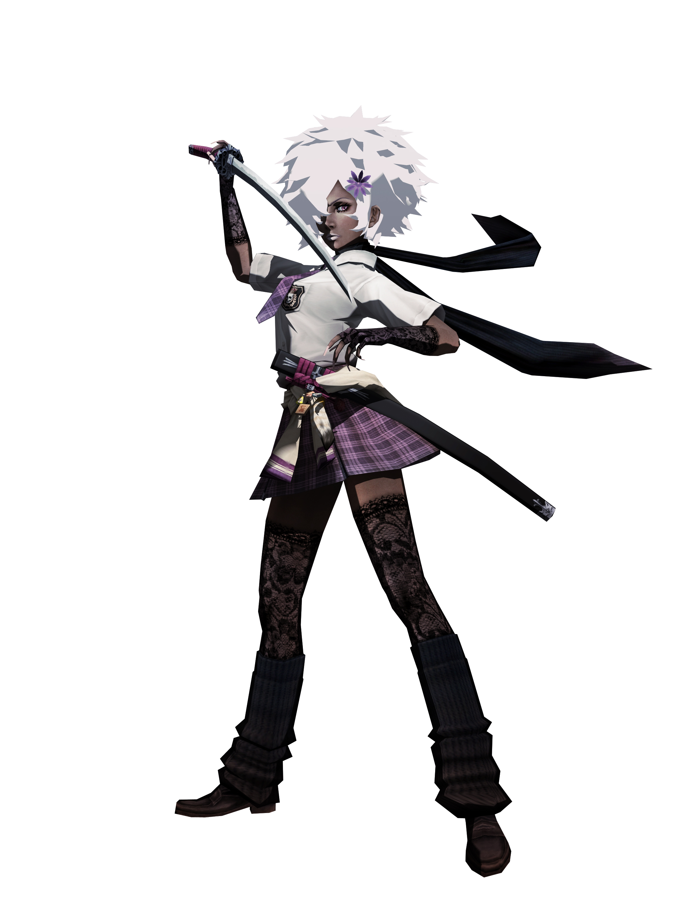 Safebooru - absurdres highres no more heroes official art shinobu ...