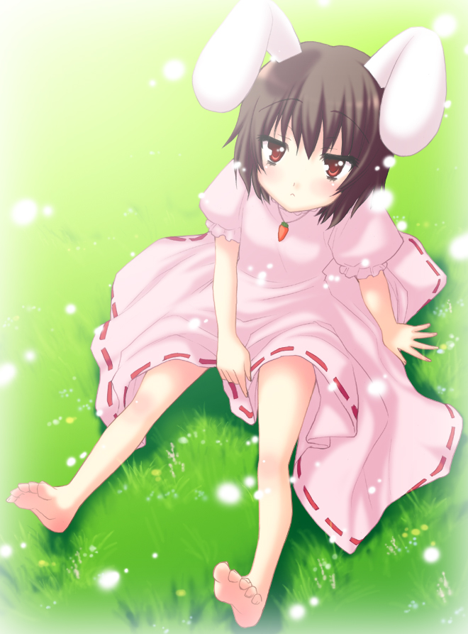 Safebooru - barefoot bunny ears feet inaba tewi rabbit ears saki ...