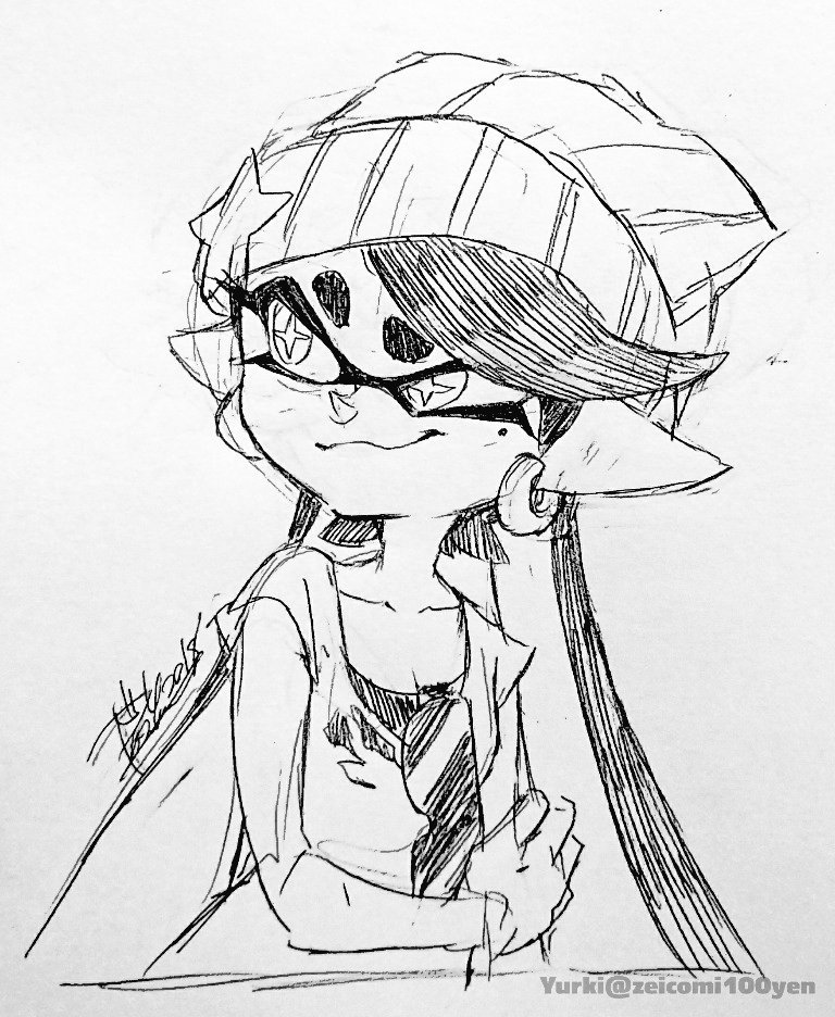 Safebooru - + + 1girl aori (splatoon) arm at side arm grab artist name ...