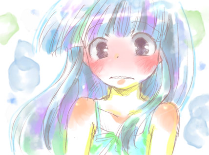 Safebooru - blush furude rika higurashi no naku koro ni lowres purple ...