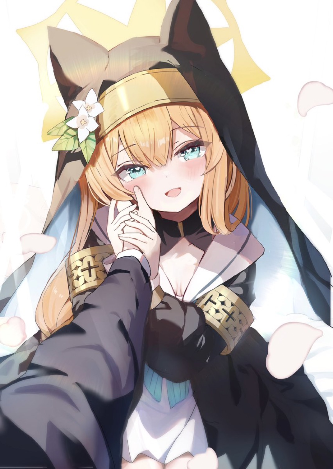 Safebooru - 1girl animal ear headwear animal ears blue archive blue ...