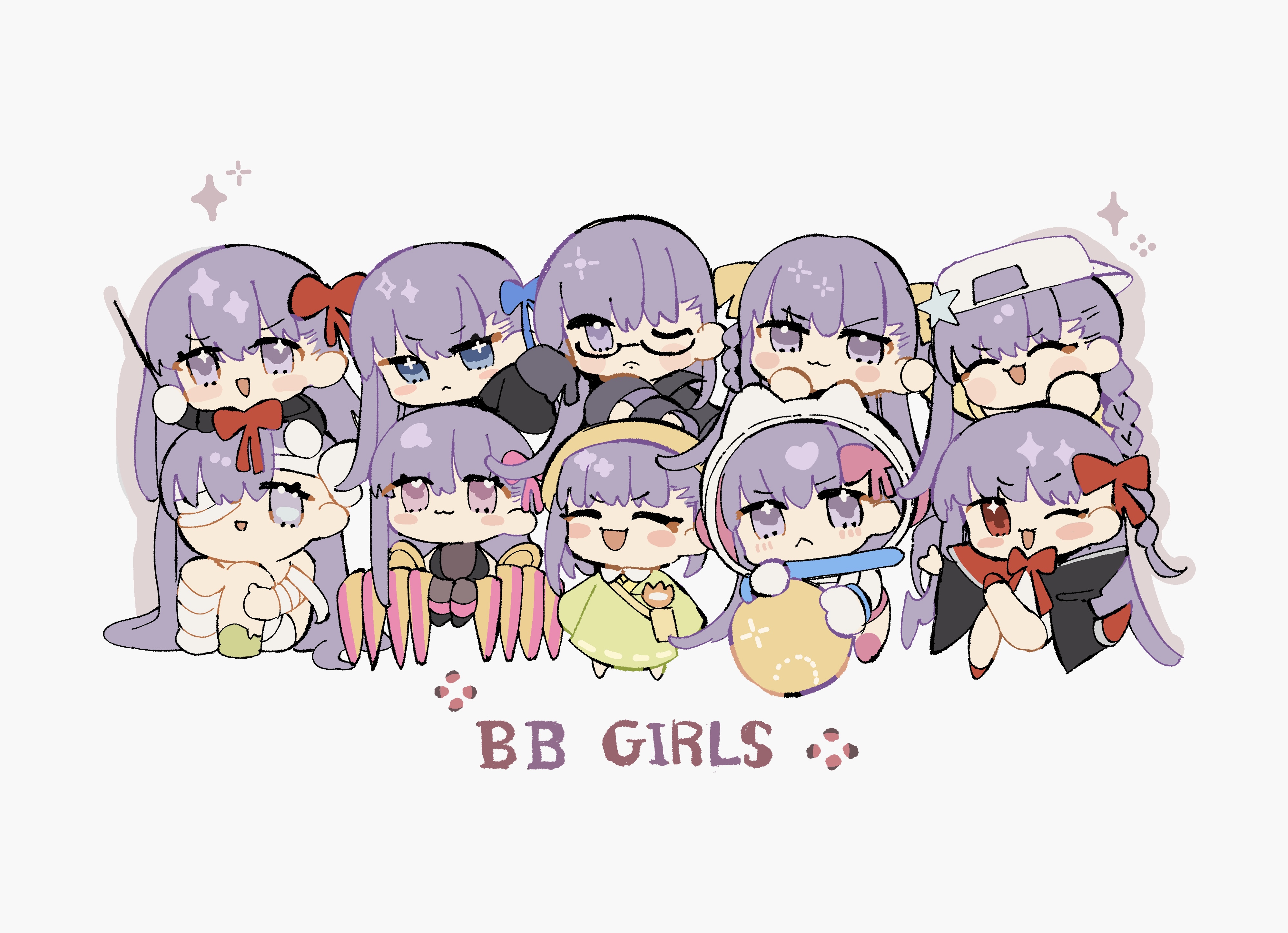 Safebooru - 6+girls
