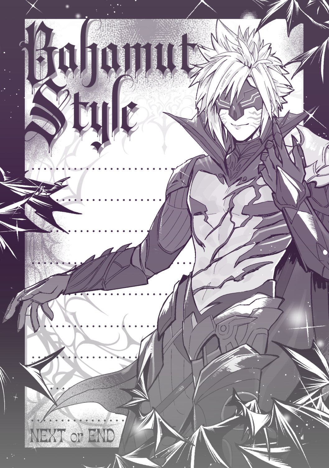 Safebooru - 1boy armor black armor black mask bodystocking clawed ...