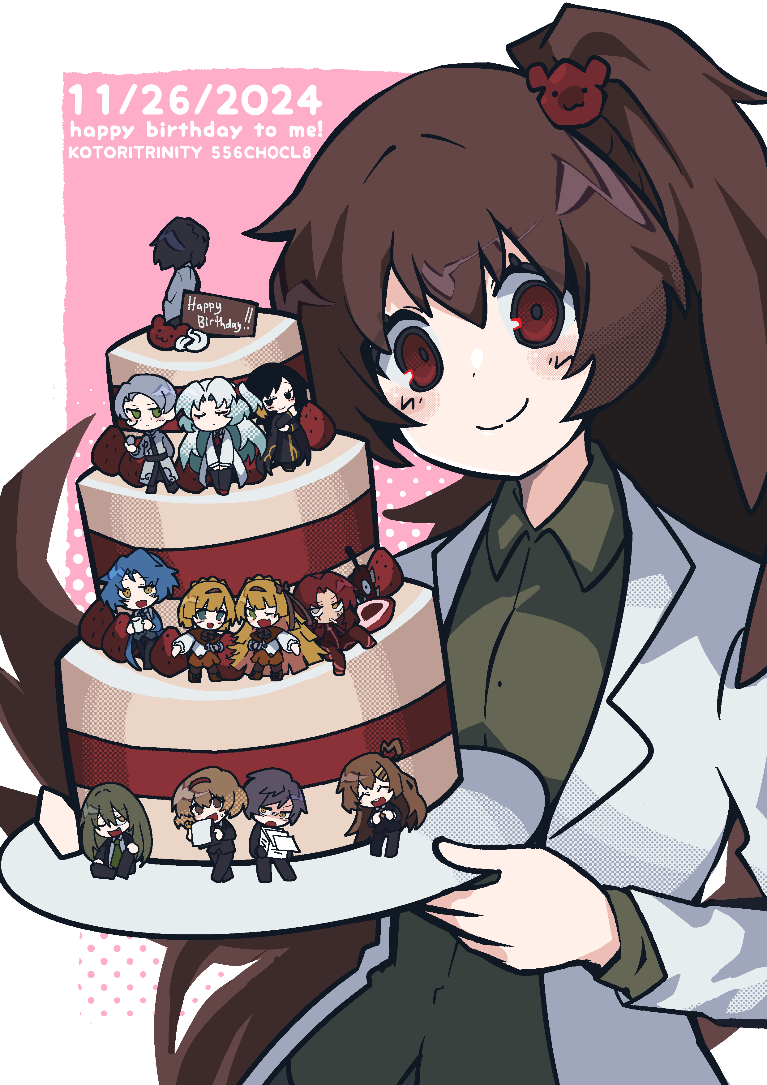 Safebooru - 1girl absurdres angela (project moon) ayin (project moon) bear hair ornament binah ...