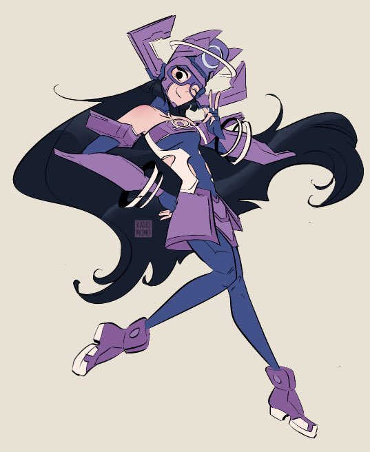 Safebooru 1girl Armor Black Hair Blue Pantyhose Detached Sleeves 7742