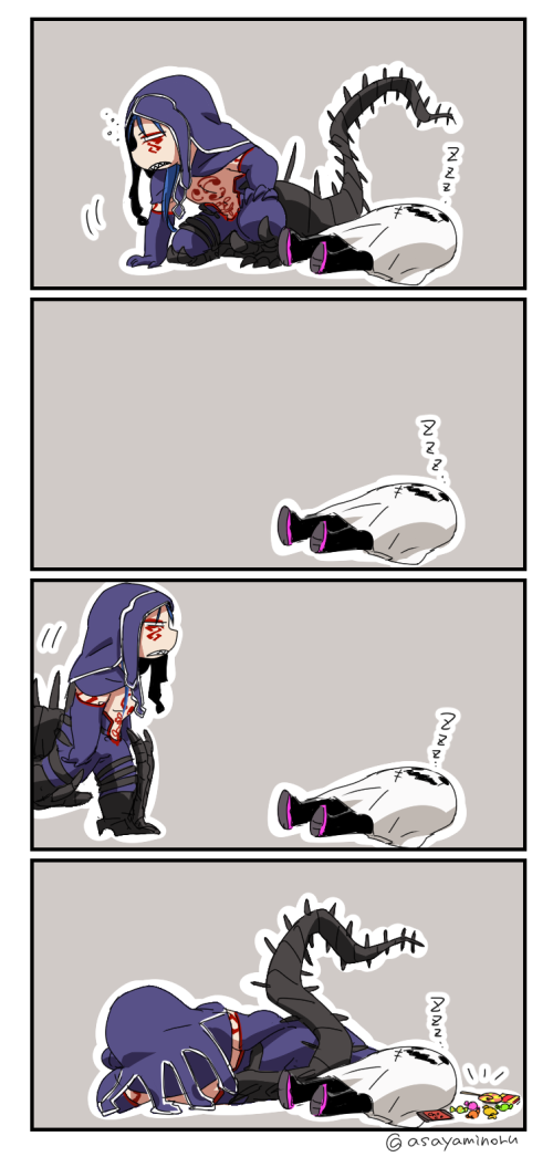 Safebooru - 1boy 1girl 4koma asaya minoru black footwear black legwear blue hair boots candy ...