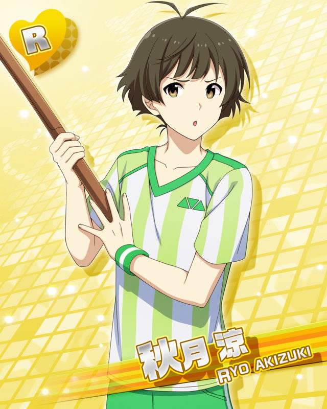 Safebooru - ahoge akizuki ryou blush brown eyes brown hair character ...