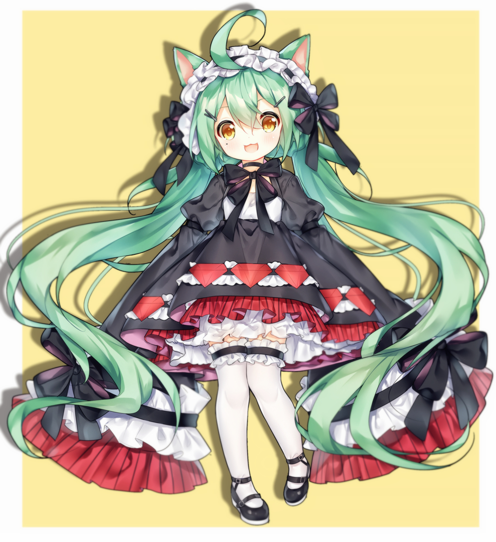Safebooru - 1girl :3 :d absurdly long hair ahoge akashi (azur lane) animal ears azur lane bangs ...
