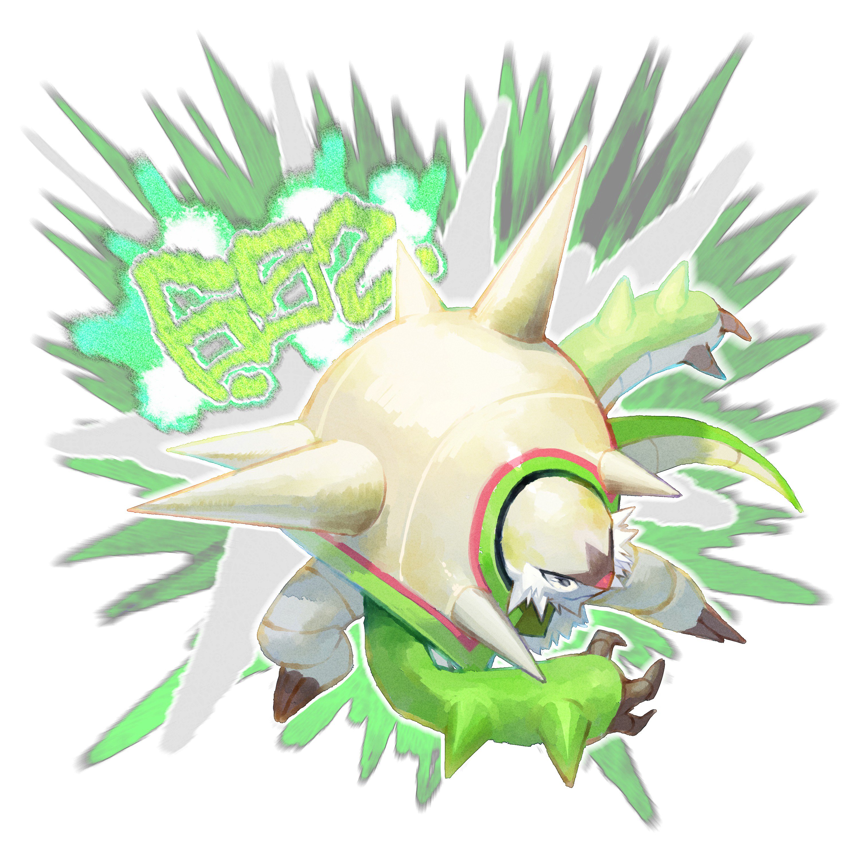 Safebooru - absurdres black nails chesnaught claws creatures (company ...