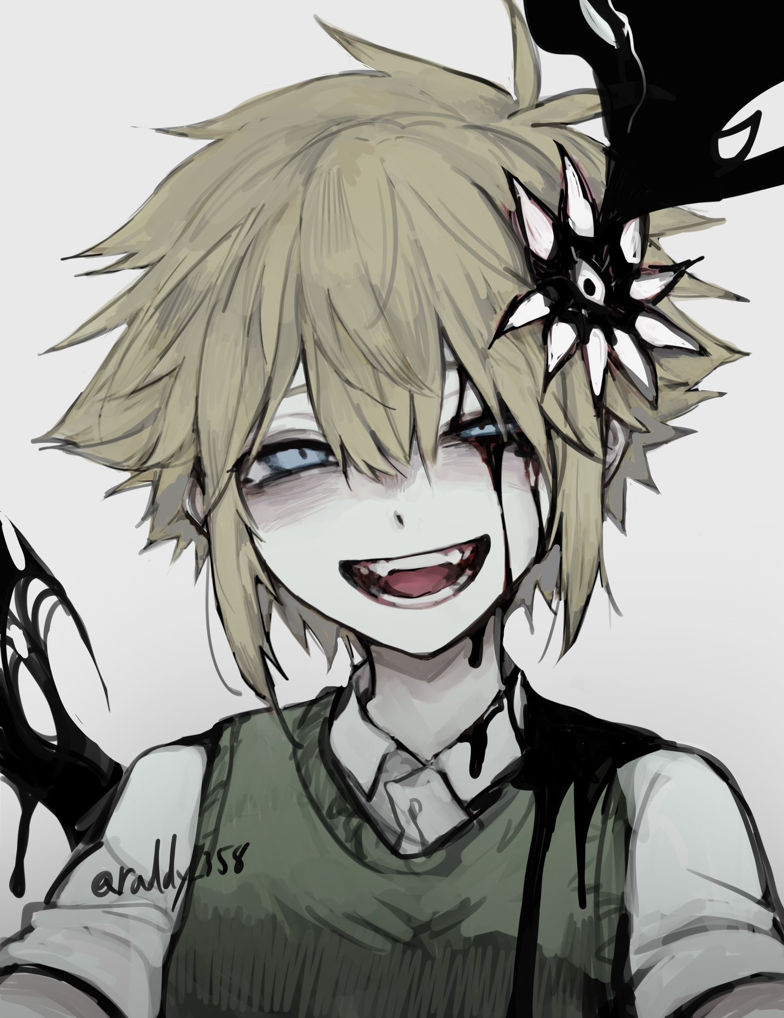Safebooru - 1boy antenna hair basil (faraway) (omori) basil (omori ...