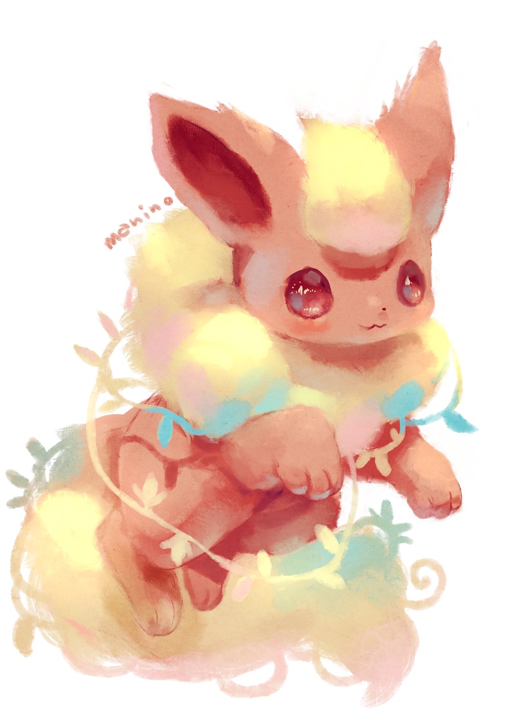 Safebooru - :3 closed mouth creatures (company) flareon game freak gen ...