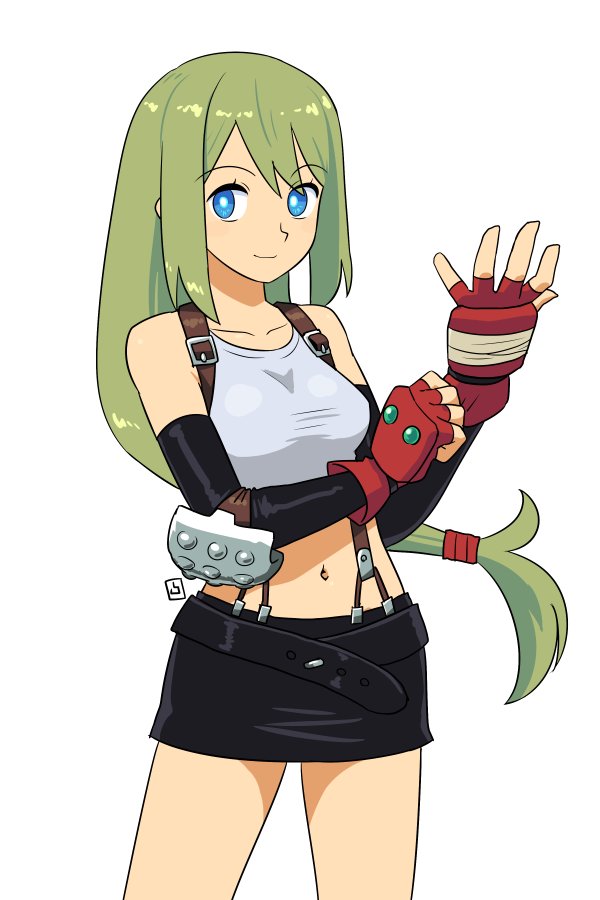 Safebooru - 1girl adjusting clothes adjusting gloves bangs bare ...