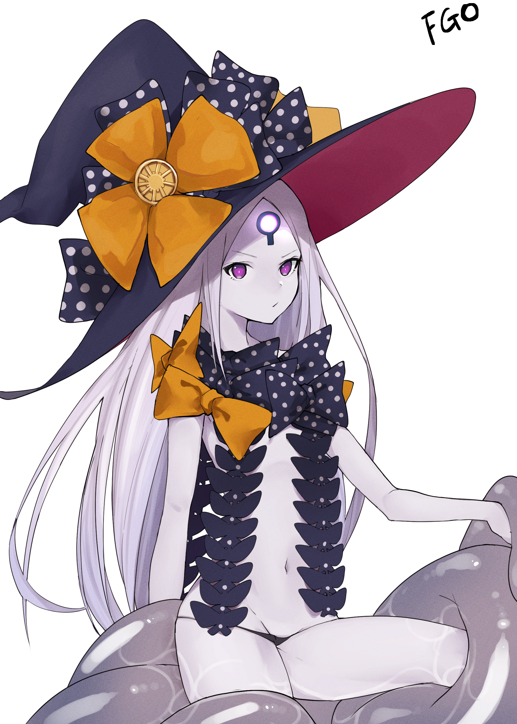 Safebooru - 1girl abigail williams (fate/grand order) absurdres black bow black hat black ...