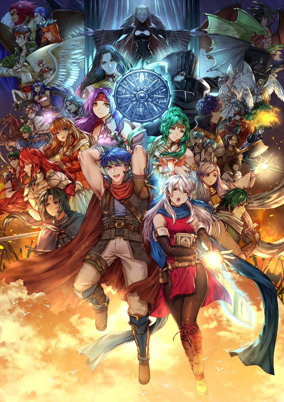 Safebooru - amiti amulet animal ears armor bangle bare shoulders belt ...