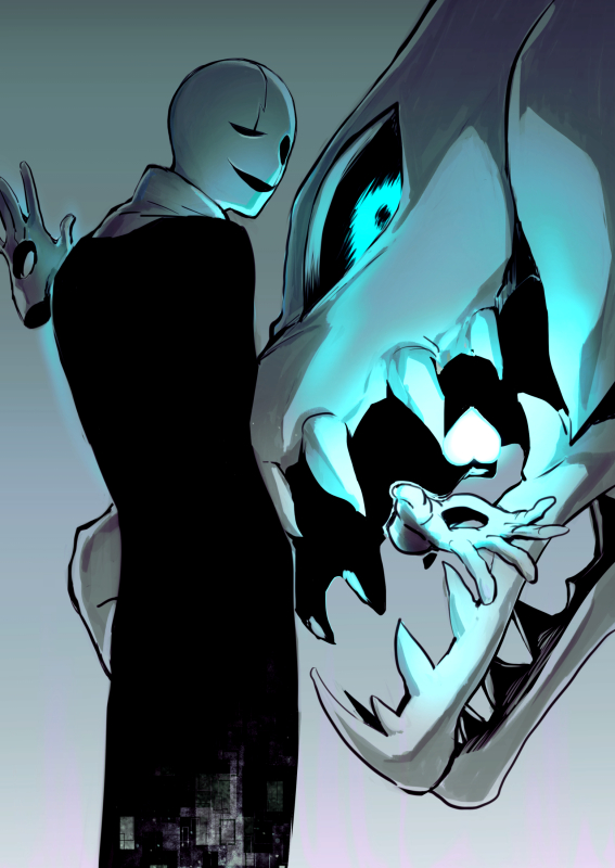Safebooru - 1boy ahin vpv back black sclera black suit blue eyes ...