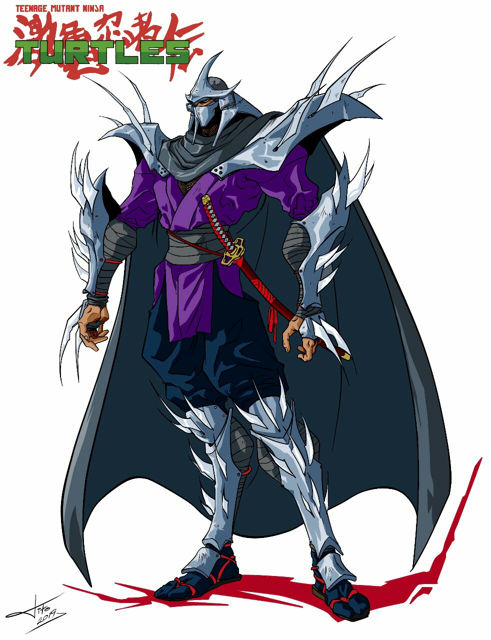 Safebooru - 1boy armor black cape cape claw (weapon) hellstinger6 ...