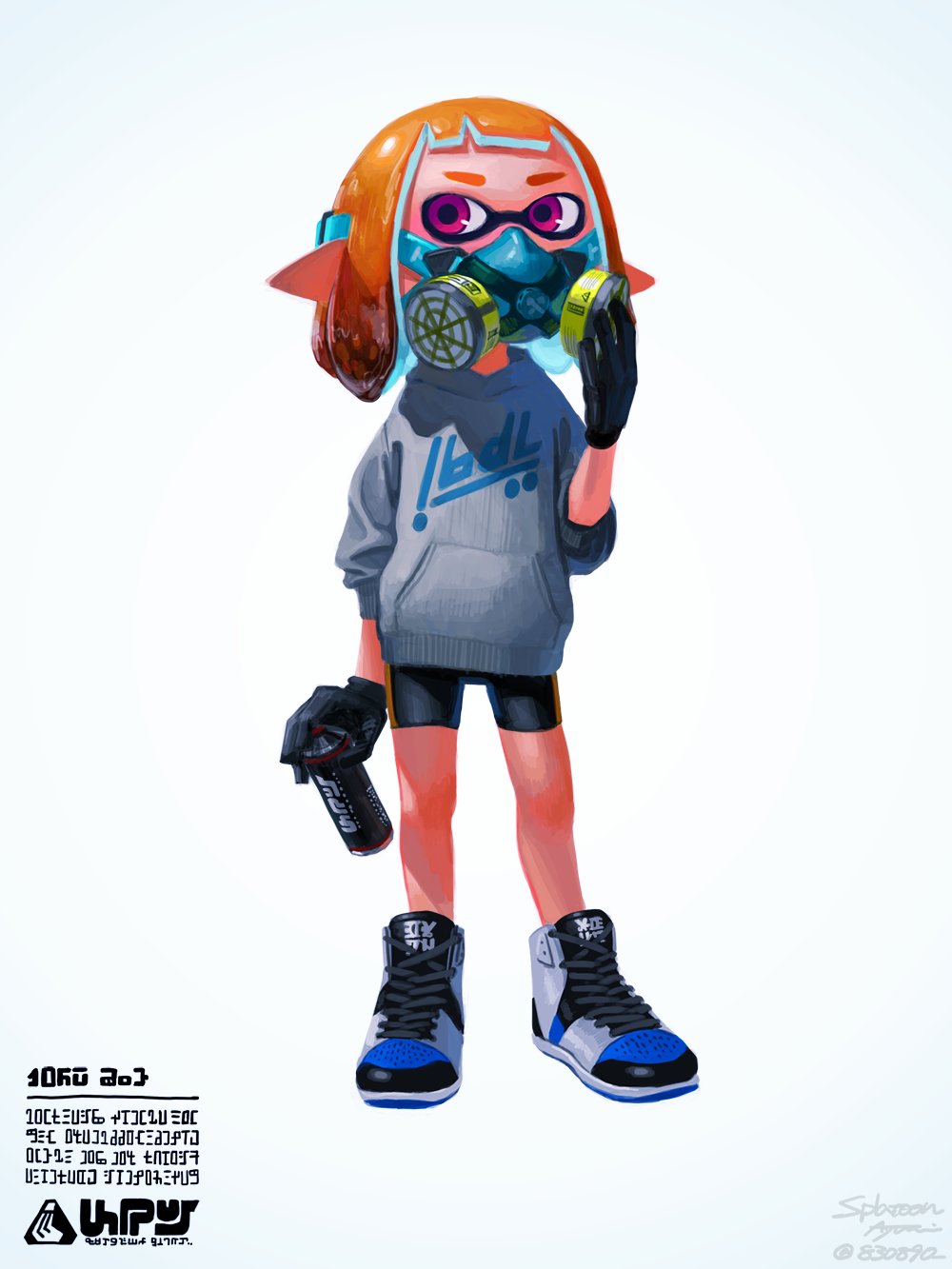 Safebooru - 1girl ayumi (830890) bike shorts black gloves copyright ...