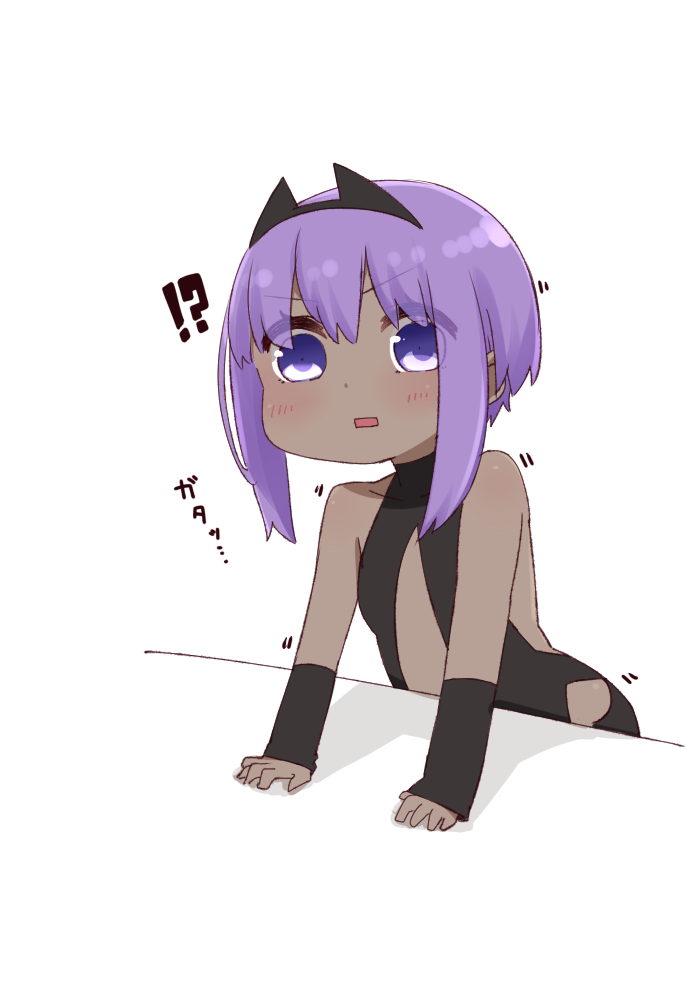 Safebooru 1girl Arm Support Bangs Bare Shoulders Black Bodysuit