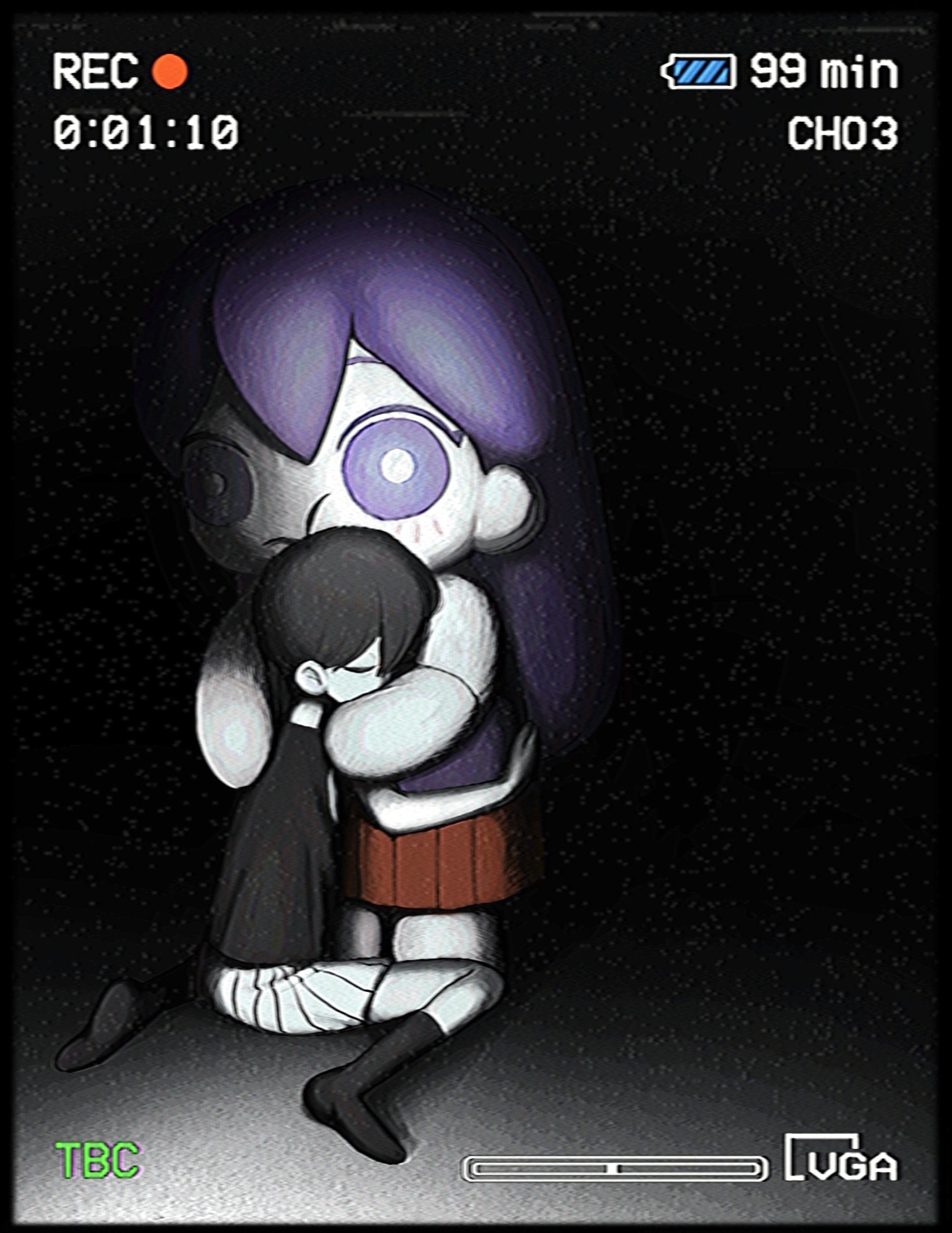 Safebooru - 1boy 1girl absurdres antenna hair black hair black socks ...