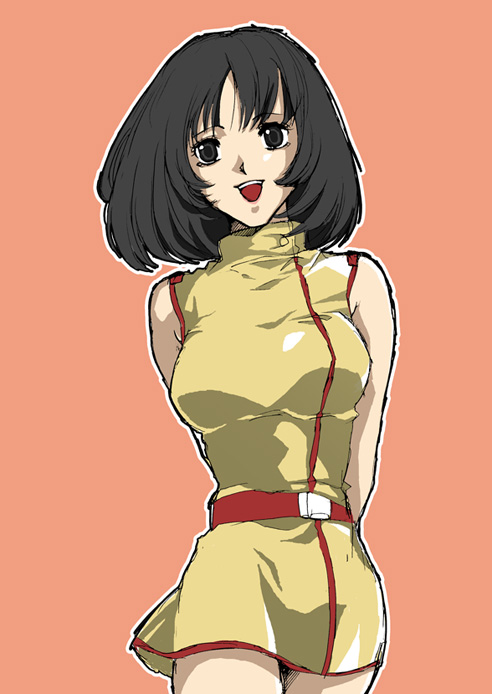 Safebooru - black hair fa yuiry gundam smile zeta gundam | 267138